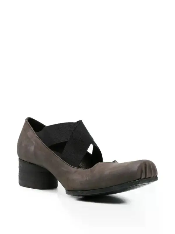 UMA WANG Cross-strap Square-toe Pumps