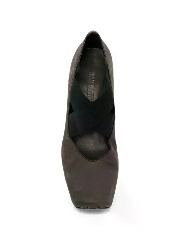 UMA WANG Cross-strap Square-toe Pumps