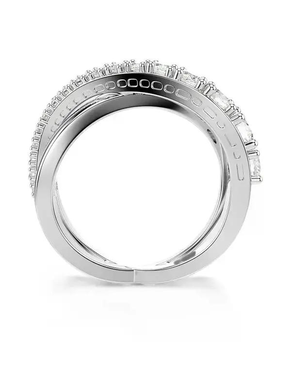 SWAROVSKI Hyperbola Crystal-embellished Crossover Rings