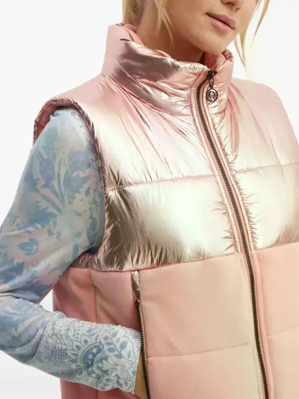 SPORTALM Metallic-effect Padded Gilet