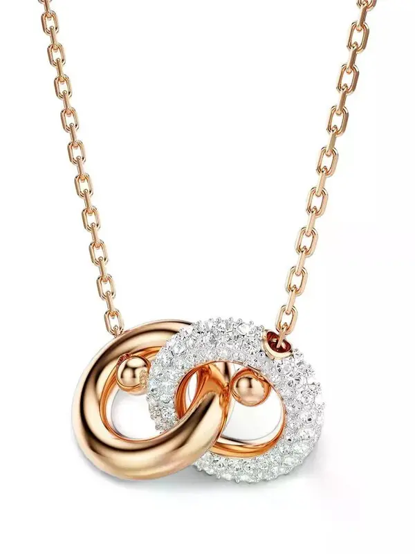 SWAROVSKI Dextera Crystal-embellished Necklace - Pink