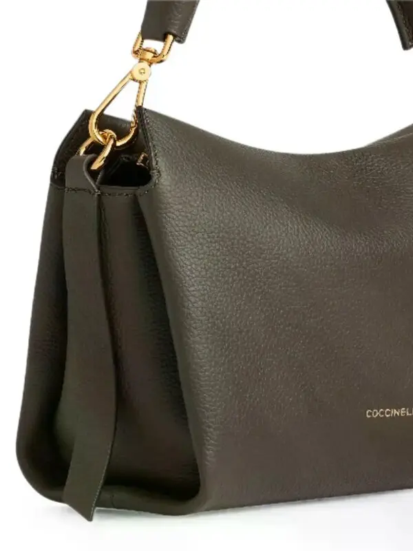 COCCINELLE Boheme Braided-handle Leather Tote Bag
