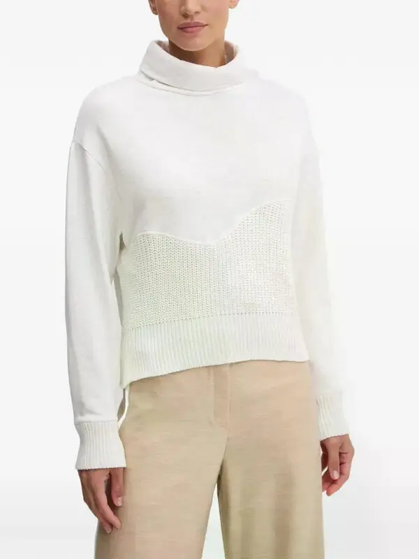 SPORTALM Panelled High-neck Sweater