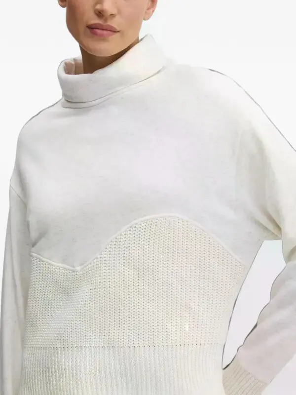SPORTALM Panelled High-neck Sweater