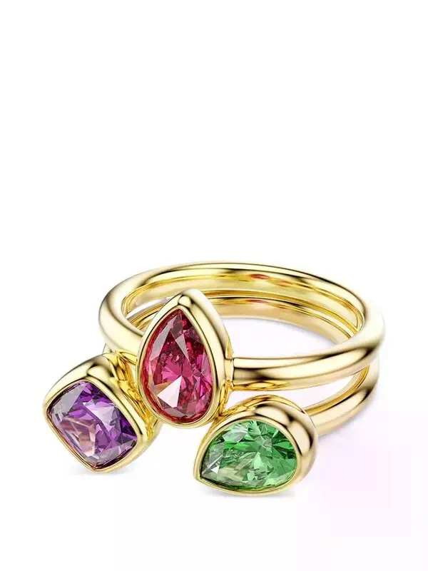 SWAROVSKI Imber Crystal-embellished Stacked Rings
