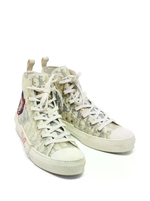 Dior X Shawn Stüssy B23 High-top Sneakers - Neutrals
