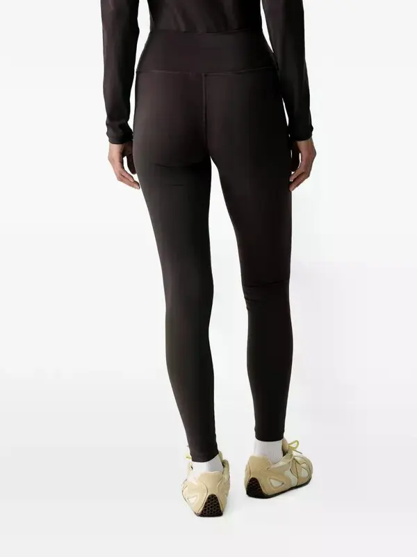 SPORTY & RICH Serif Logo-print Leggings