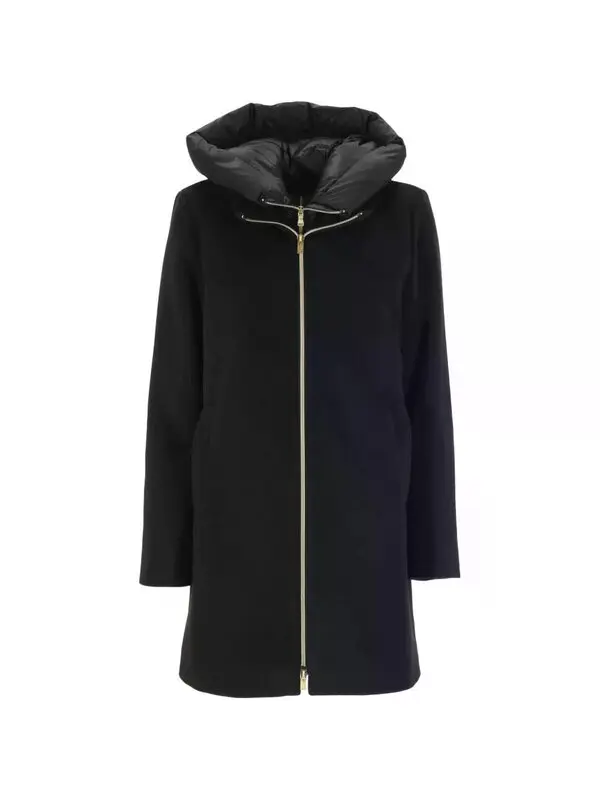 EMME Quilted-hood Zip-up Jacket