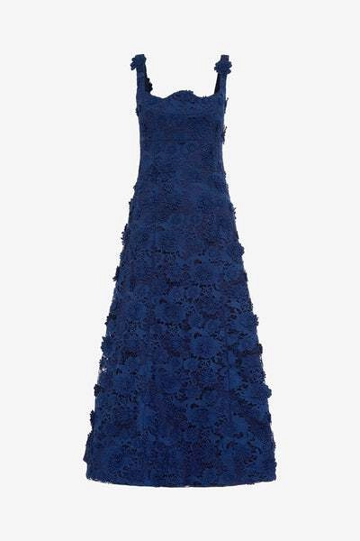 LEO LIN Odette Lace Midi Dress
