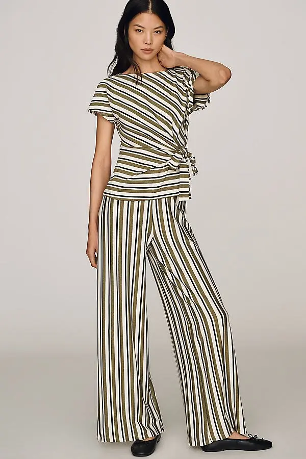 Maeve Waisted Wrap Top