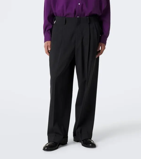 A.PRESSE Wool Straight Pants
