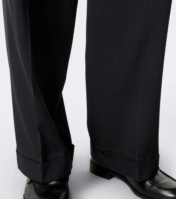A.PRESSE Wool Straight Pants