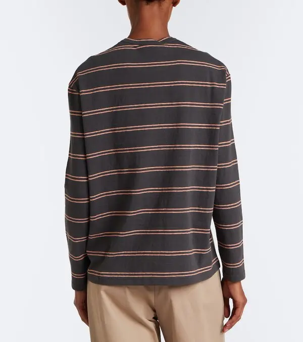 JIL SANDER Striped Cotton T-shirt