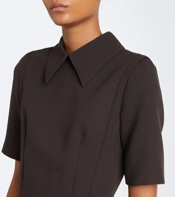 EMILIA WICKSTEAD Valletta Wool Midi Dress