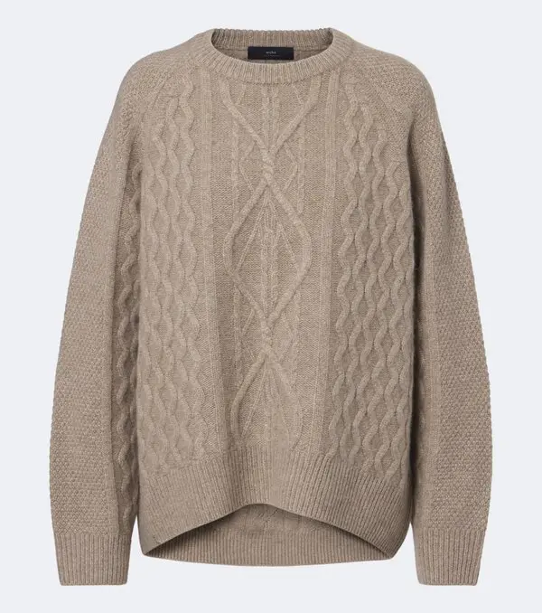 Arch4 Delilah Cable-knit Cashmere Sweater