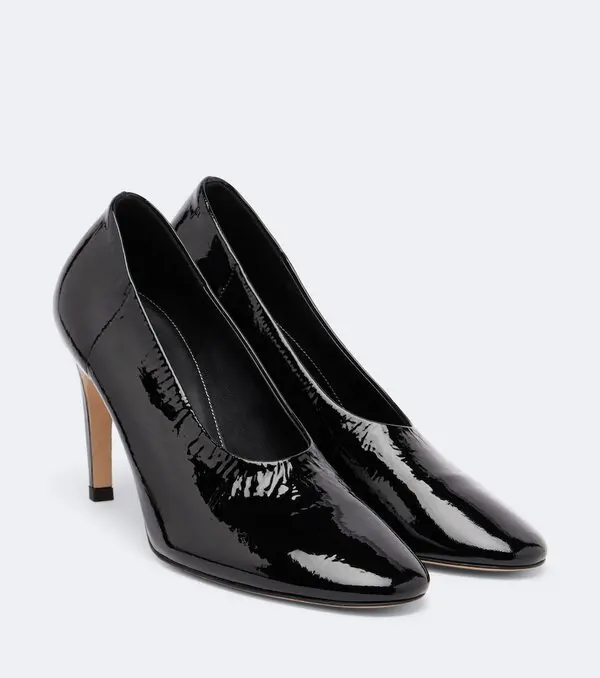 TOTEME Patent Leather Pumps - Black