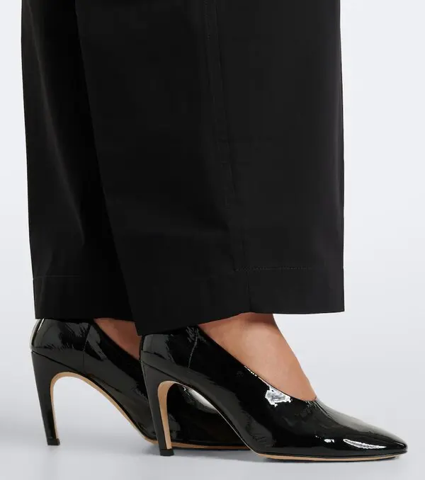 TOTEME Patent Leather Pumps - Black