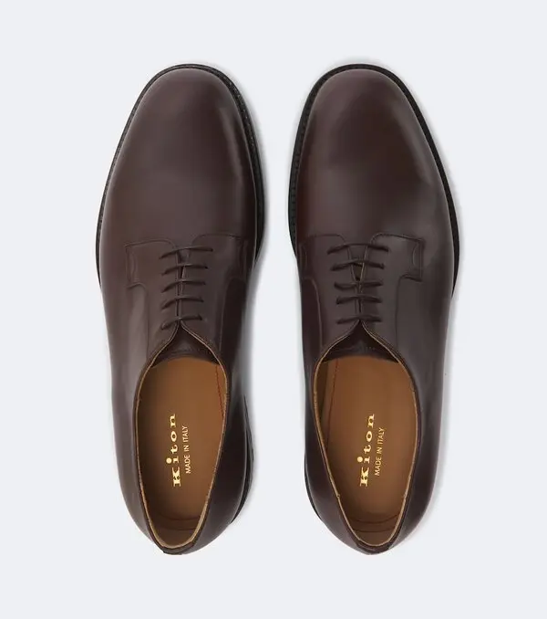 Kiton Leather Derby Shoes