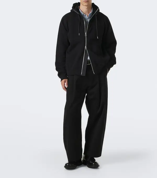 Sacai Cotton Jersey Hoodie
