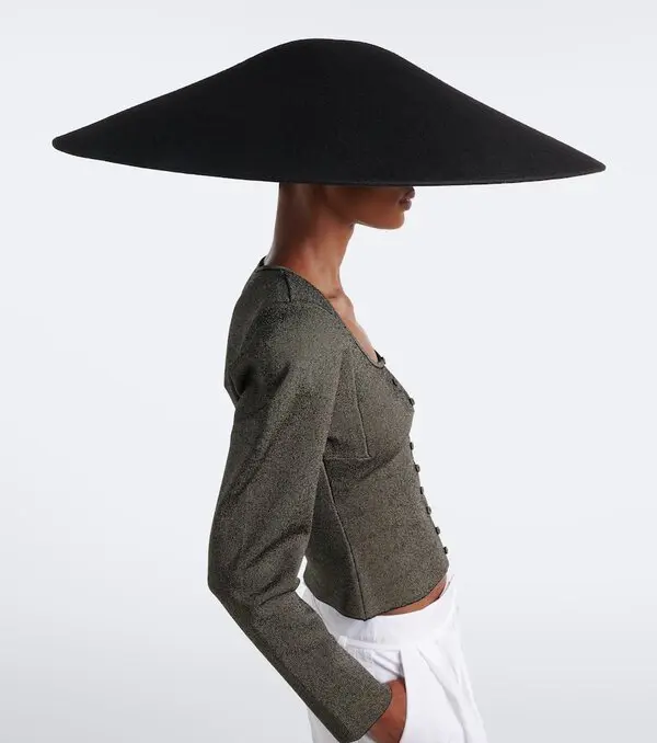 Jacquemus Wool Hat - Black