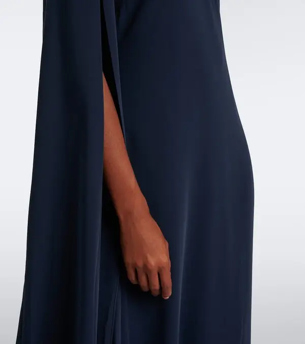 Carolina Herrera Embellished Crêpe Gown