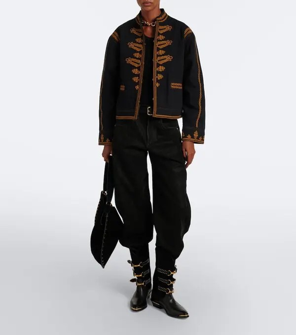 MARANT ETOILE Emalia Embroidered Jacket