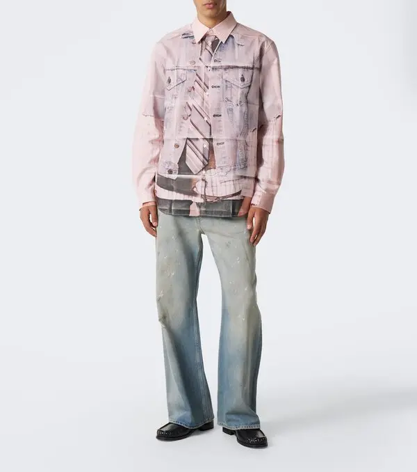 Acne Studios Trompe-l'œil Cotton Poplin Shirt