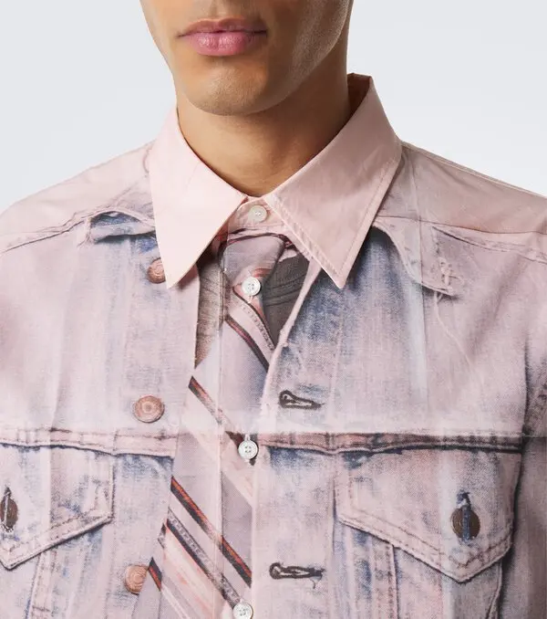 Acne Studios Trompe-l'œil Cotton Poplin Shirt