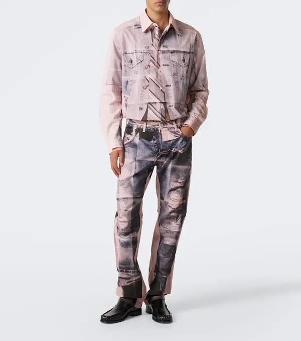 Acne Studios Trompe-l'œil Cotton Poplin Shirt