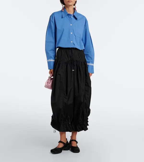 GANNI Ruffled Balloon Pants