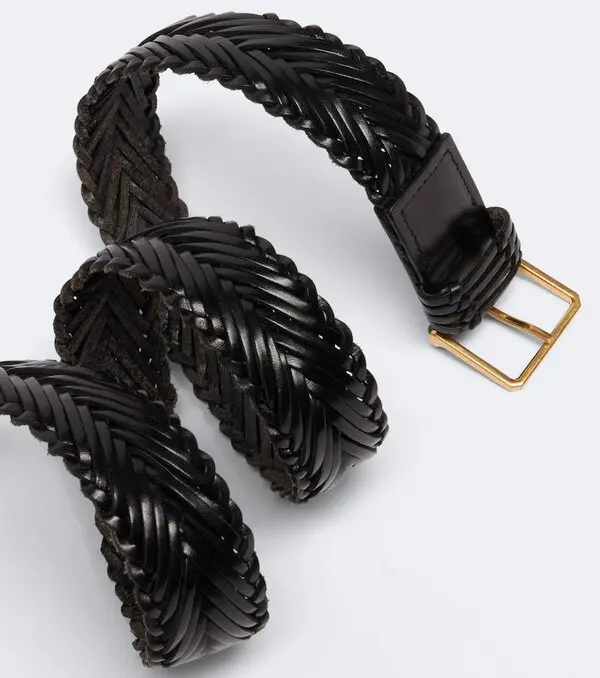 THE ROW Braided Leather Belt