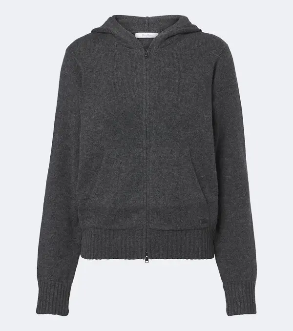 Max Mara Cashmere Zip-up Hoodie