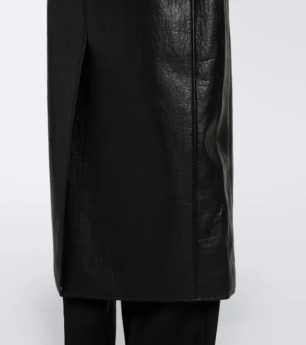 THE FRANKIE SHOP Edra Shearling-trimmed Wrap Coat