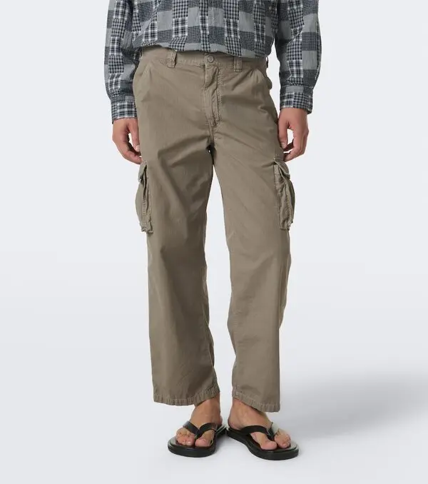 ERL Cotton Seersucker Cargo Pants