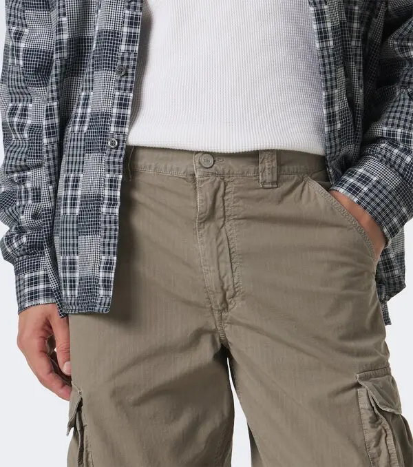 ERL Cotton Seersucker Cargo Pants