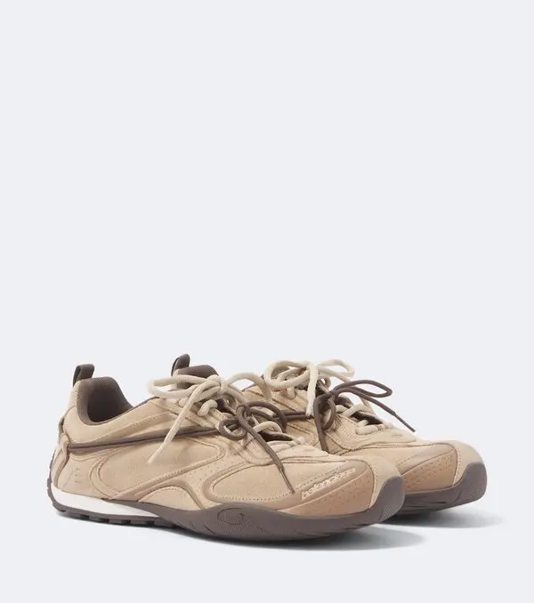 Balenciaga Radar Velvety Sneakers - Beige