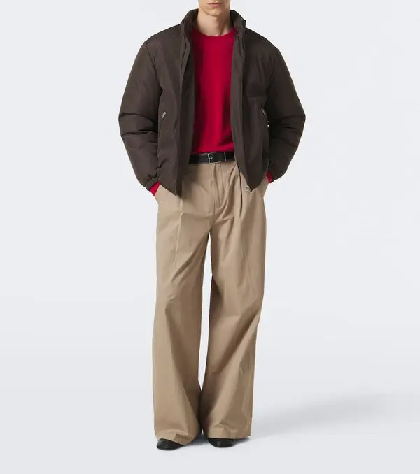 JIL SANDER Technical Down Jacket - Brown
