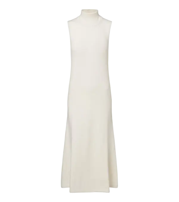 Magda Butrym Wool, Silk, And Cashmere Midi Dress - White