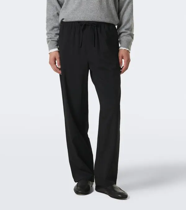 FRAME Wool Straight Pants