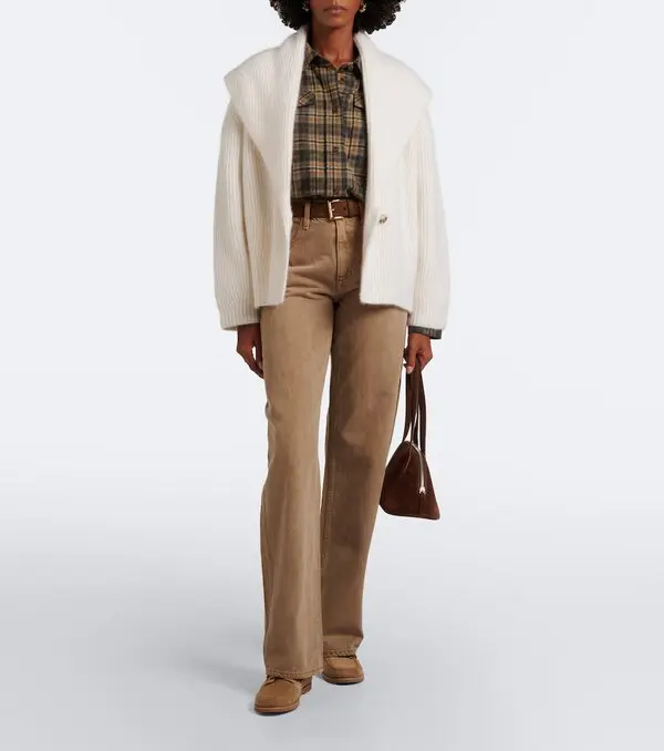 Arch4 Lucille Ribbed-knit Cashmere Cardigan