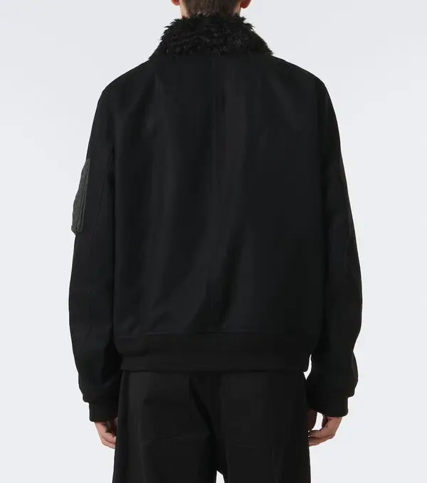 Sacai Wool Blouson Jacket