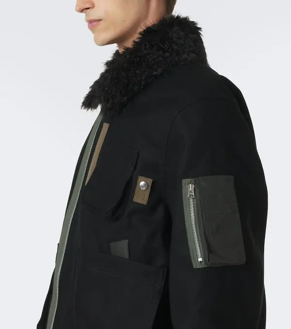 Sacai Wool Blouson Jacket