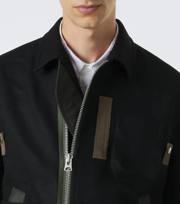 Sacai Wool Blouson Jacket
