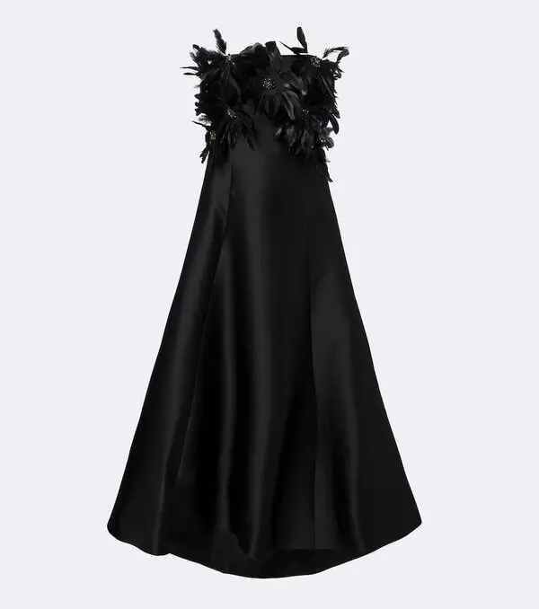 Costarellos Avielle Embellished Gown - Black