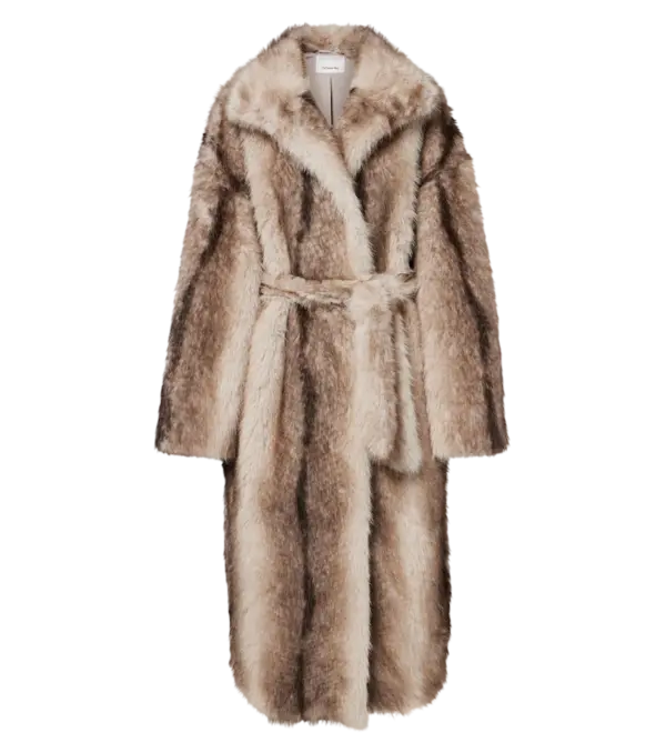 THE FRANKIE SHOP Ravello Wrap Coat - Brown