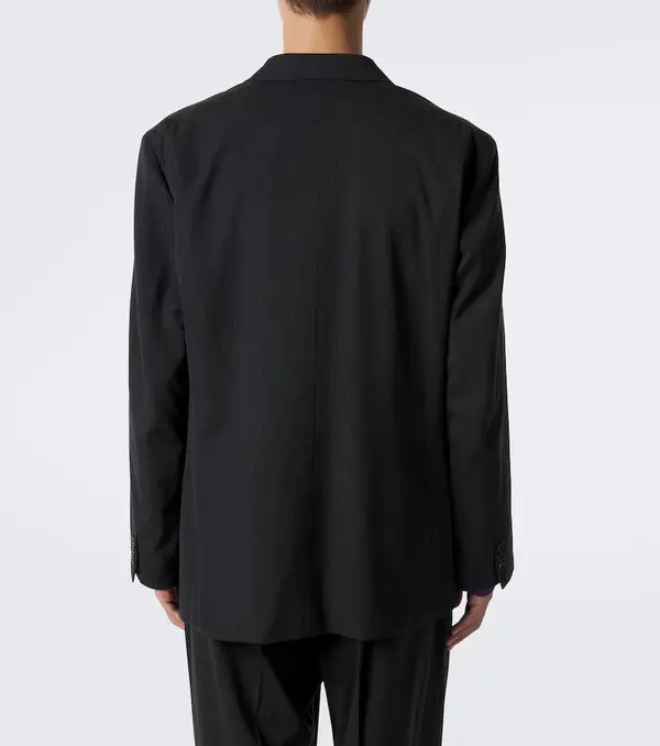 A.PRESSE Double-breasted Wool Blazer