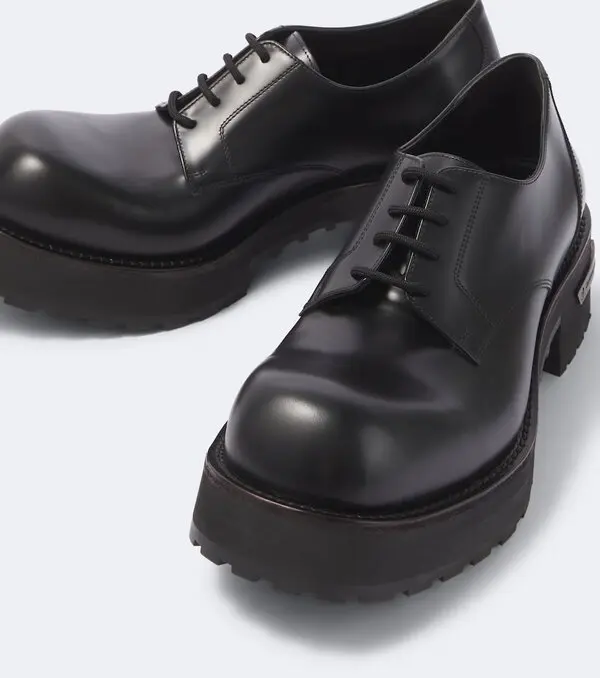 Balenciaga Venom Leather Derby Shoes