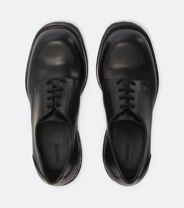 Balenciaga Venom Leather Derby Shoes