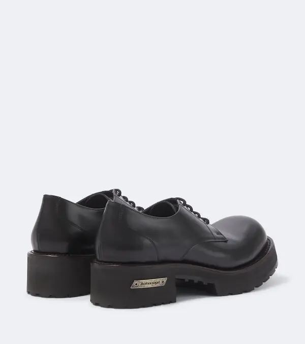 Balenciaga Venom Leather Derby Shoes