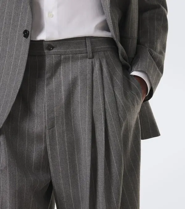 Dolce & Gabbana Pinstripe Virgin Wool Suit Pants